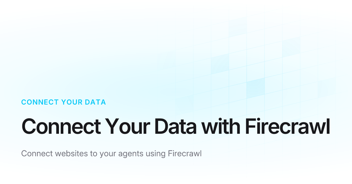 Connect Your Data with Firecrawl - Inkeep Open Source Docs